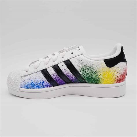 Adidas Color Splash Superstar Double G Customs Custom Sneakers