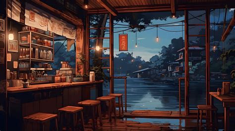 Japanese Night Cafe Vibes Lofi Computer Wallpaper Desktop Wallpapers Laptop Wallpaper Desktop