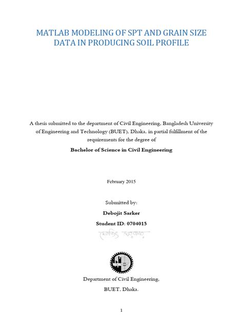 Matlab Modeling Of Spt And Grain Size Da Pdf Geotechnical Engineering Matlab