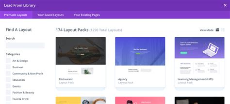 Wordpress Workflow Divi Layout Packs
