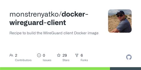 GitHub Monstrenyatko Docker Wireguard Client Recipe To Build The WireGuard Client Docker Image