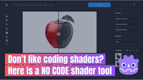 Progress Of My No Code Shader Tool Made In Godot Rgodot