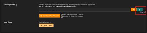 Getting An API Key Lilith