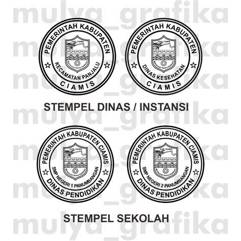Jual Stempel Dinasinstansisekolah Terbaru Shopee Indonesia
