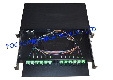 19 Fiber Optic Patch Panel Sc Apc 24 Port Network Patch Panel