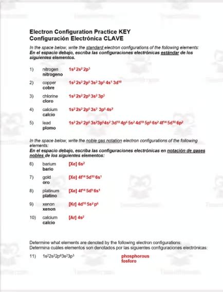 The Best Electron Configuration Practice Worksheet The Teach Simple Blog