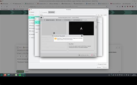 Kde Plasma Cant Install Themes Addons Reinstalled Manjaro Twice No