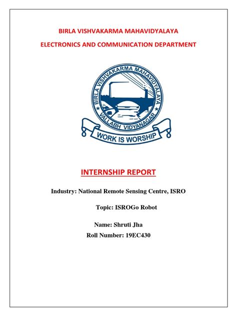 Machine Learning Internship Report 19ec452 Pdf Robot Robotics