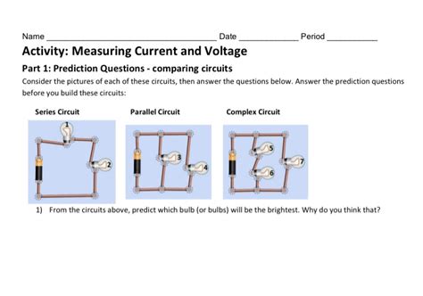 [solved] Name Date Period Activity Measuring Current And Voltage Part 1 Course Hero