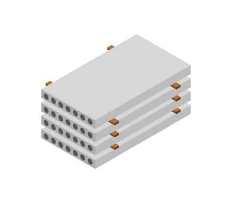 Premium Vector Concrete Solid Blocks Isometric