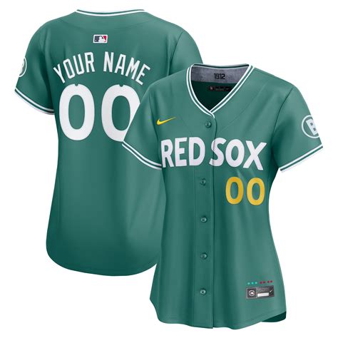 Boston Red Sox 2025 City Connect Vapor Premier Limited Custom Jersey V2
