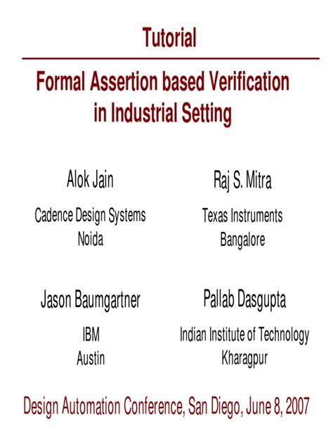 Formal Verification Pdf Formal Verification Logic