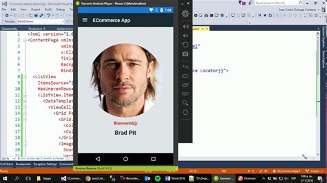 Xamarin Forms Ejemplo Completo Parte 11 De 33 Youtube
