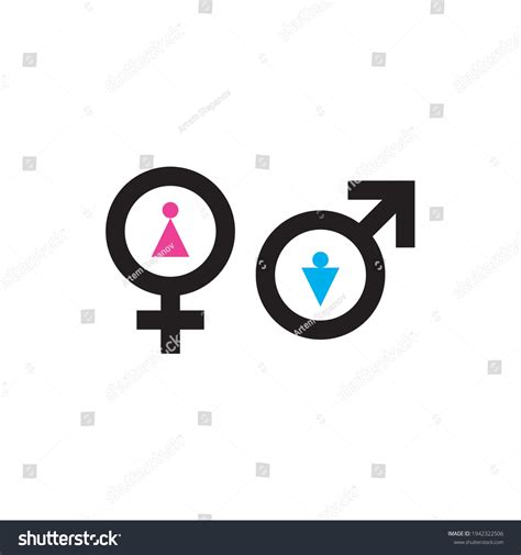 Gender Icon Sex Vector Symbol Female Stock Vector Royalty Free