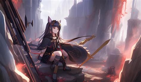 卡通女孩动漫静态壁纸 静态壁纸下载 元气壁纸