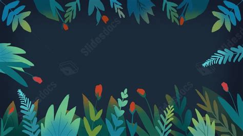 Green Summer Frame Border Leaf Powerpoint Background For Free Download Slidesdocs