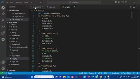 Saurabh Gupta On Linkedin Html Css Javascript Gsap Html Frontenddeveloper Opportunity
