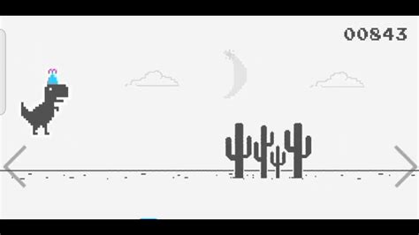 How To Play Chrome Dino Game In Mobile T Rex Game Chrome Game Play
