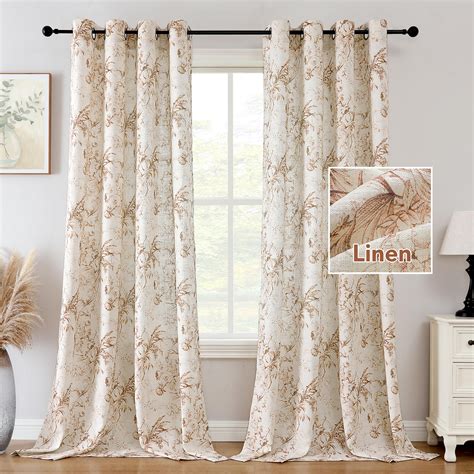 Hversailtex Linen Fabric Curtains For Living Room 96