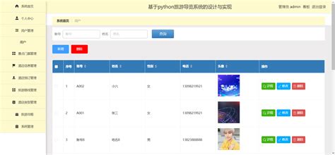基于python的旅游导览系统景点门票可视化大屏研究python景点导览 Csdn博客