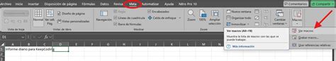 Macros En Excel Aprende A Crearlos Y A Ejecutarlos