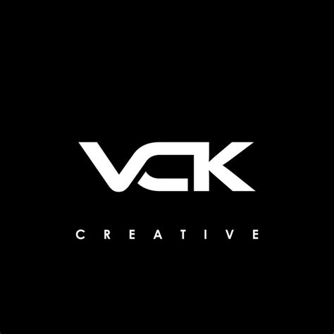 VCK Letter Initial Logo Design Template Vector Illustration