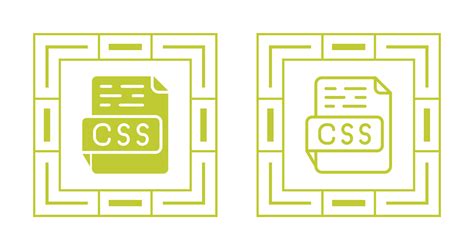 Css Vector Icon 39088711 Vector Art At Vecteezy
