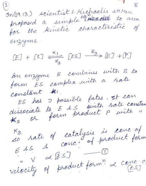 Enzyme Kinetics How Enzymatic Reaction Occur Pdf