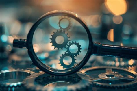 A Cogs That Are Sitting On A Table Premium Ai Generated Image