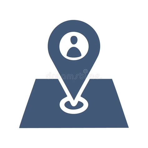 User Location Icon Simple Icon Representing A User S Location On A Map