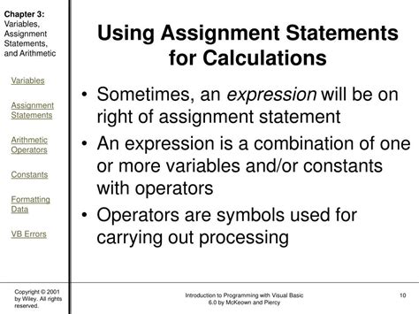 PPT Chapter 3 Variables Assignment Statements And Arithmetic