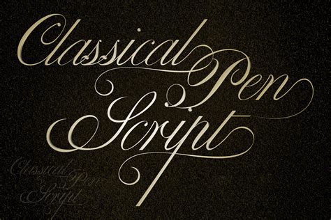Classical Pen Script