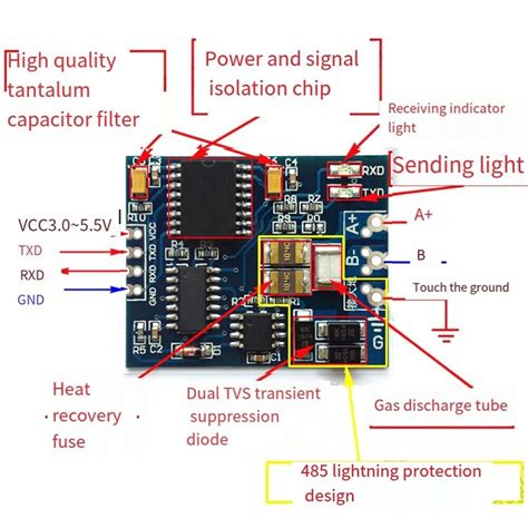 Isolated TTL To RS Module Signal Microcontroller Serial Port UART Protection EBay