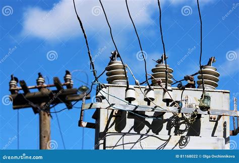 Power Transformer Wooden Pole Stock Images 323 Photos
