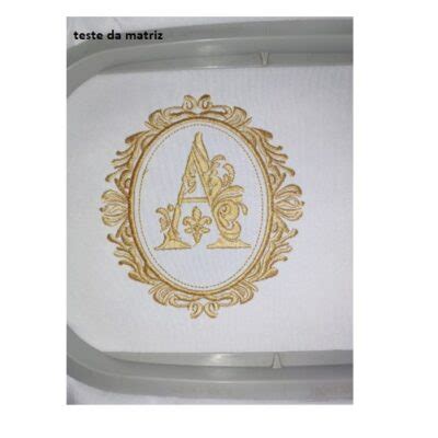 Matriz De Bordado Alfabeto Moldura Toalhas Bordando Na Pr Tica