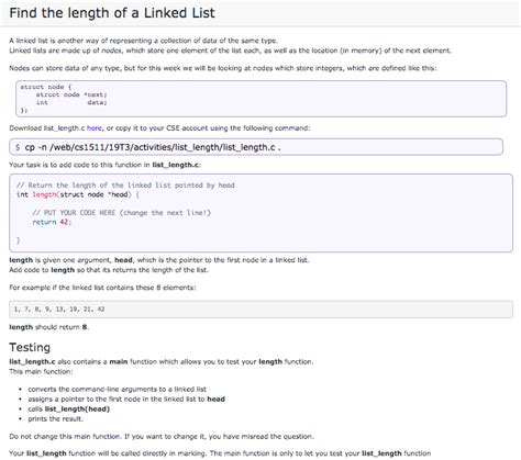 Solved Find The Length Of A Linked List A Linked List Is