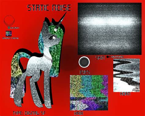 New Mlp Oc Static Noise By Creepypastamother On Deviantart