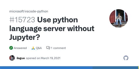 Use Python Language Server Without Jupyter · Microsoft Vscode Python