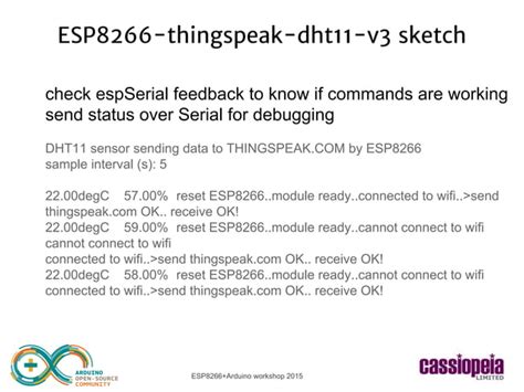 Cassiopeia Ltd Esp8266arduino Workshop Ppt Cassiopeia Ltd Esp8266arduino Workshop Ppt