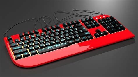 Rgb Keyboard 3d Model Cgtrader