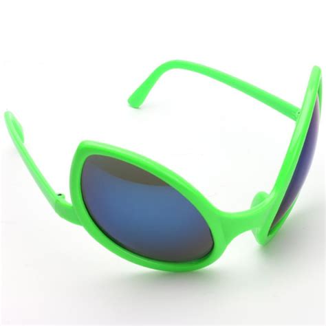 Alien Costume Party Sunglasses With Rainbow Lenses Fun Prop Glasses