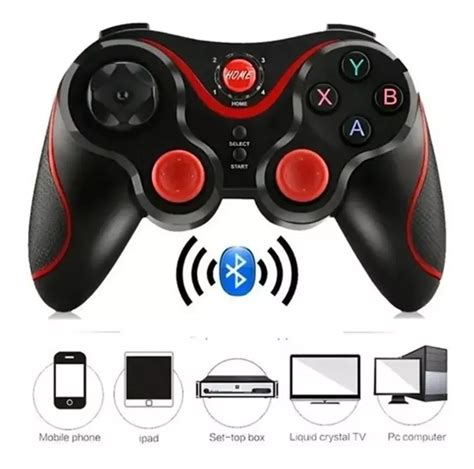 Control Inalámbrico Bluetooth Joystick Y Gamepad Android Ios Color Neg