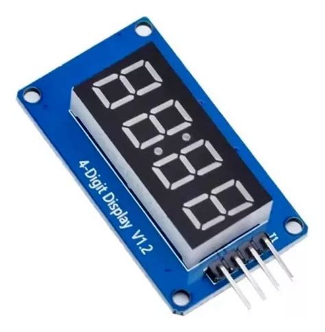 Mgsystem Módulo Display 4 Digitos 4 Bits Tm1637 V1 2 MercadoLibre