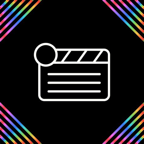 Clapper Board Vector Icon 27757233 Vector Art At Vecteezy