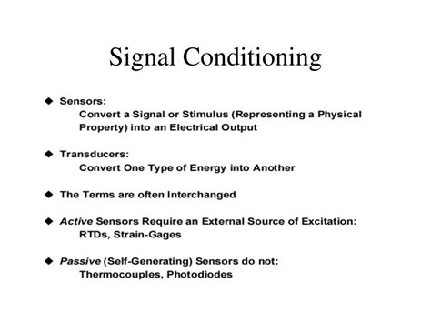 Ppt Signal Conditioning Powerpoint Presentation Free Download Id