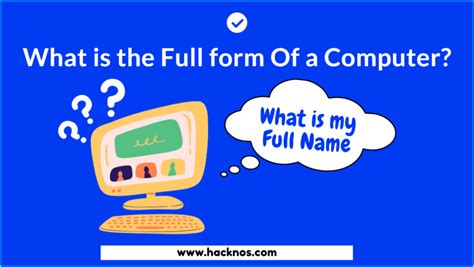 Computer Full Form In English Archives