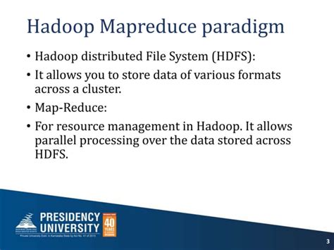 Hadoop Map Reduce From The Subject Big Data Analytics Ppt