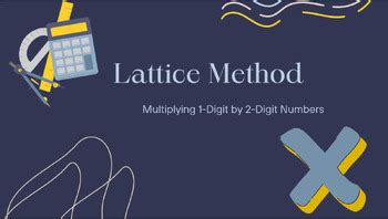 Multiplying Digit By Digit Numbers Lattice Method By Deep Sea Thinkers