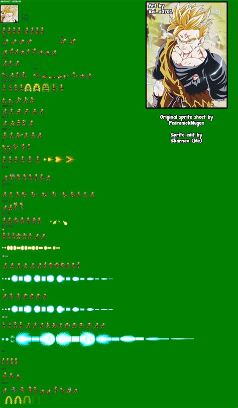 Ssj2 Future Gohan Sprite Sheet By Skarnox On Deviantart