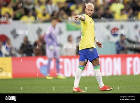 Doha Qatar December 05 2022 Neymar Jr Of Brazil In Action During